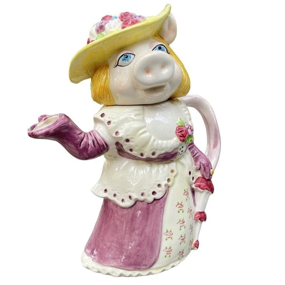 Sigma Beauty | Dining | Vintage Miss Piggy Sigma Muppets Pink Ceramic ...